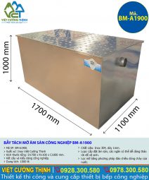 Bẫy Tách Mỡ Âm Sàn Công Nghiệp BM-A1900 - Việt Cường Thịnh