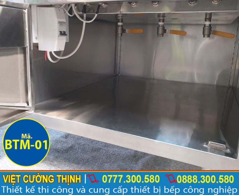 Bếp Trụng Mì Phở 6 Ô Dùng Điện BTM-01 - Việt Cường Thịnh