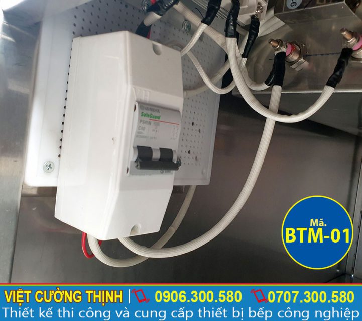 Bếp Trụng Mì Phở 6 Ô Dùng Điện BTM-01 - Việt Cường Thịnh
